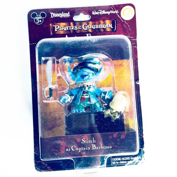 Disney | Toys | Disneyland Pirates Of The Caribbean Stitch As Captain ...